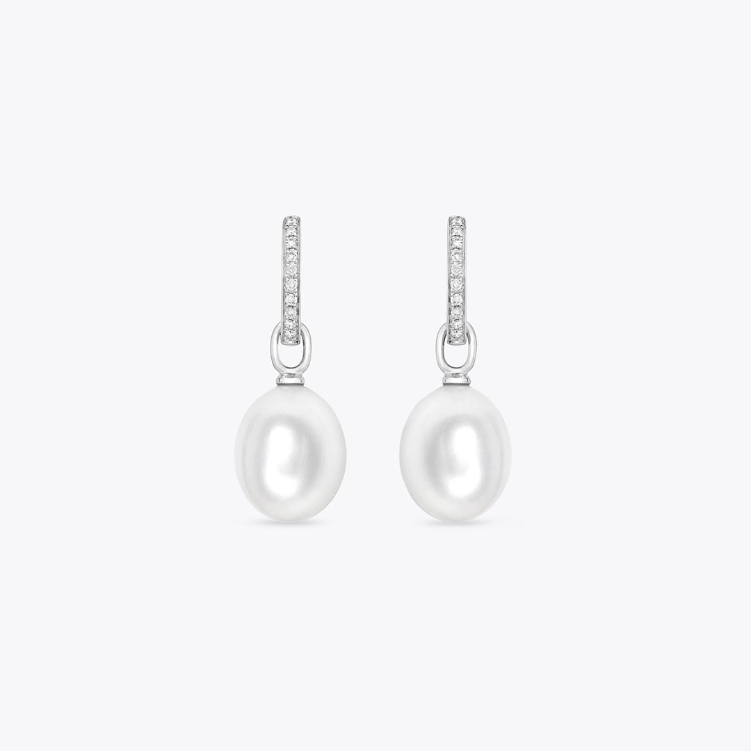 Kiki Classics Pearl and Diamond Detachable Earrings – Kiki McDonough